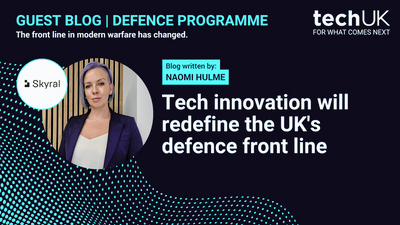 Tech innovation will redefine the UK's defence front line