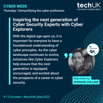 Inspiring the next generation of cybersecurity experts with Cyber Explorers
